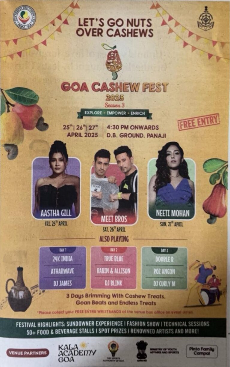Goa Cashew Fest 2025